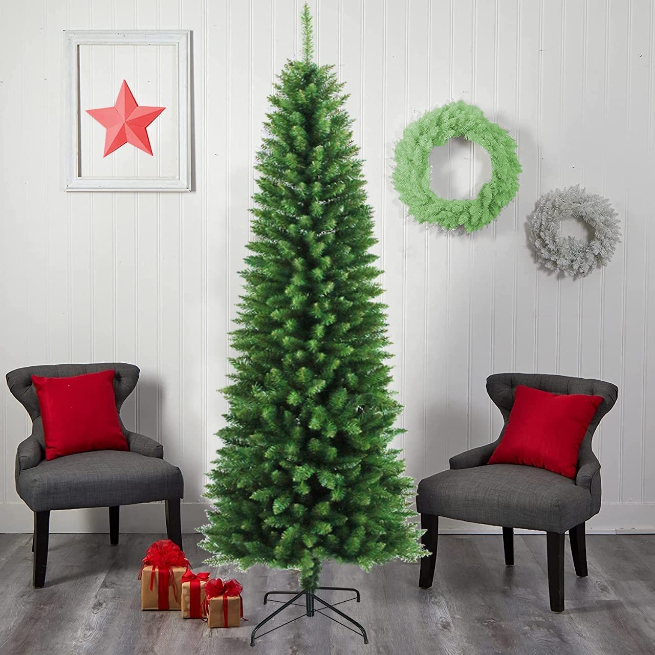 Artificial pencil christmas tree store